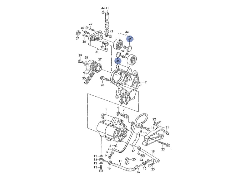 Vento Genuine VW Poly V Belt Pulley Protective for sale on 2040-motos