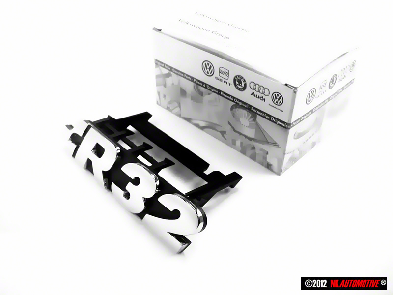 GOLF MK4 GENUINE VW R32 Front Grill Badge Emblem Chrome £29.66 ...